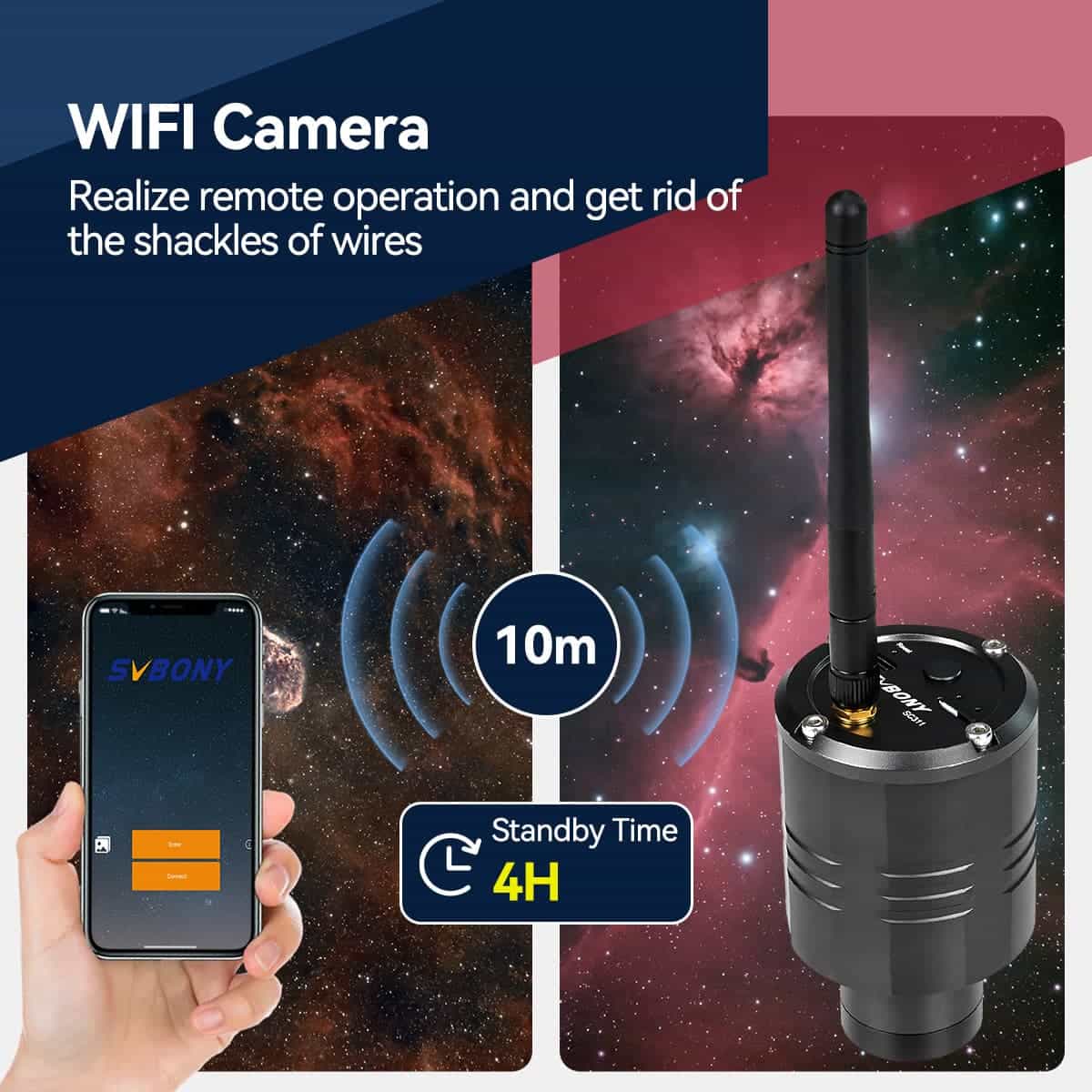Svbony SC311 WIFI Astronomy Camera / IMX662 /EAA - F9384A